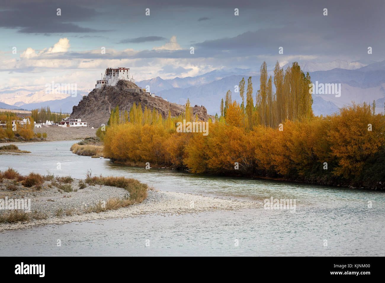 Stakna Monastery at the Indus Valley in Leh, Ladakh, Jammu and Kashmir ...