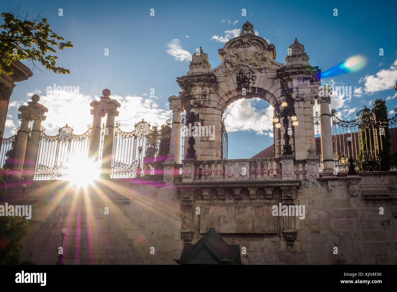 Gate of baroque castle hi-res stock photography and images - Alamy