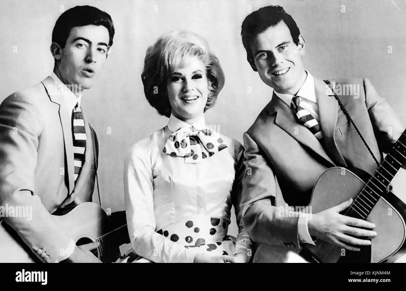 THE SPRINGFIELDS Promotional photo of English pop/folk group about 1961 ...