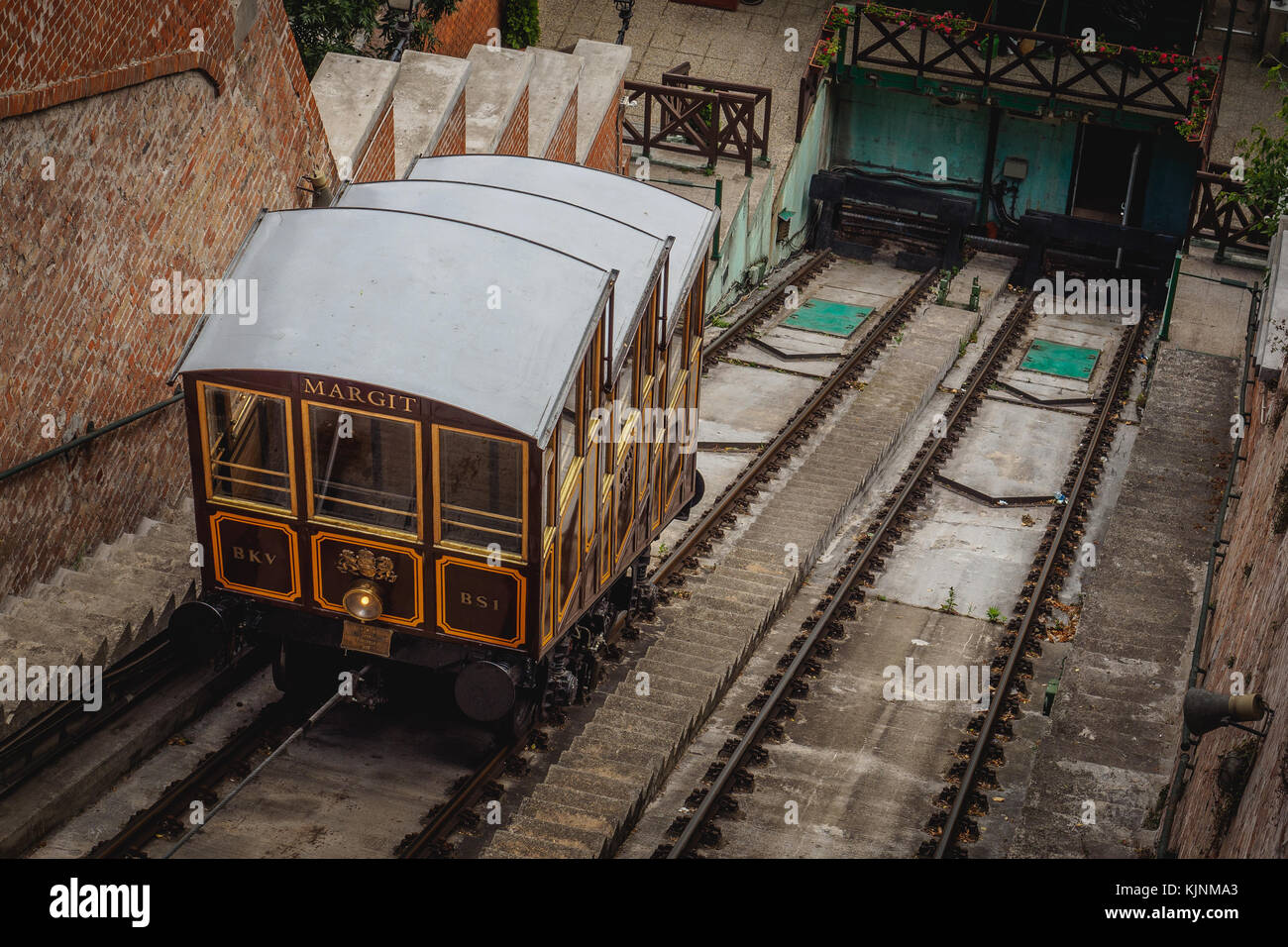 Buda castle funicular railway hi-res stock photography and images - Alamy