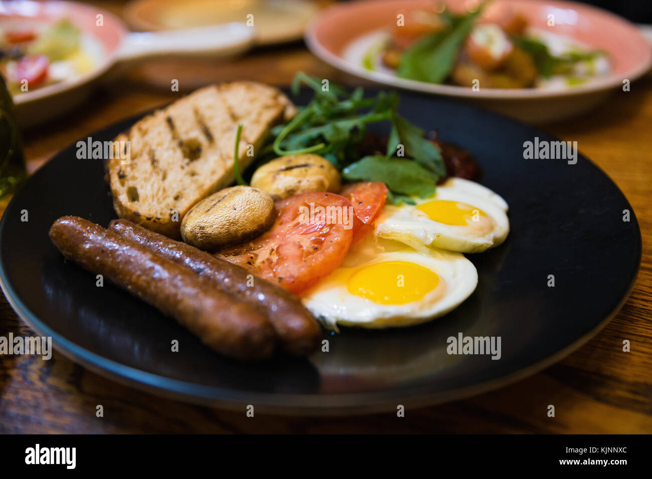 American egg breakfast hi-res stock photography and images - Alamy