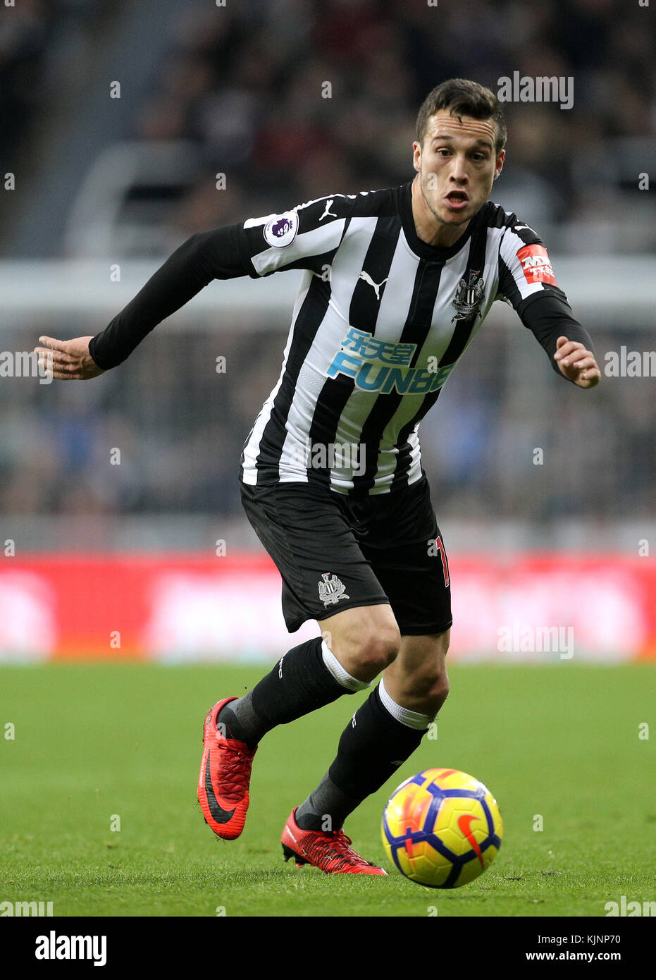 Newcastle United's Javier Manquillo during the Premier League match at ...