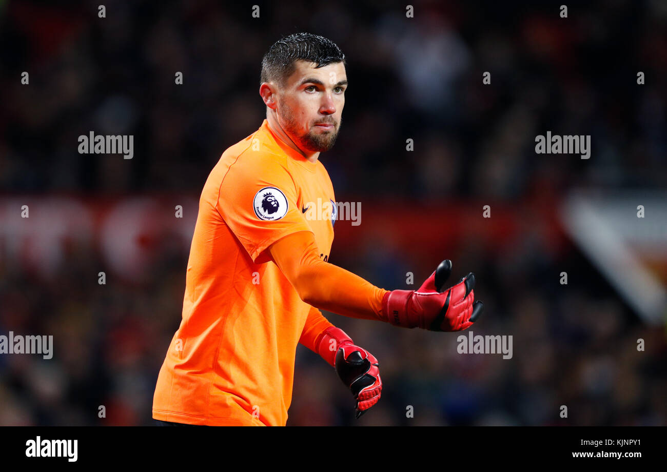 Brighton & Hove Albion goalkeeper Mathew Ryan during the Premier League ...