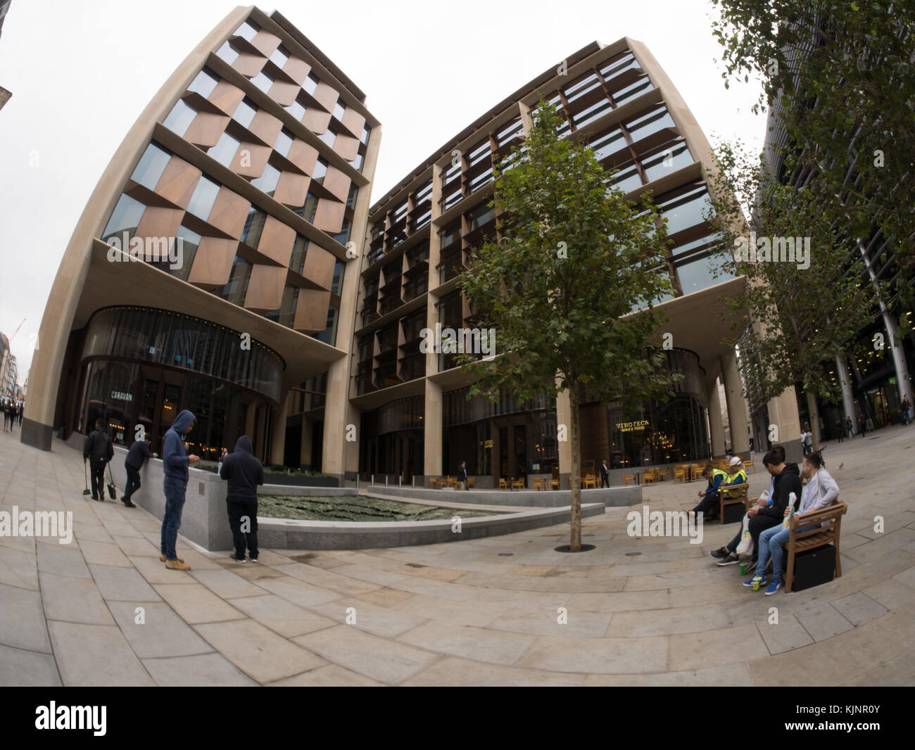 new Bloomberg London building headquarters London, built in 2017 Stock ...