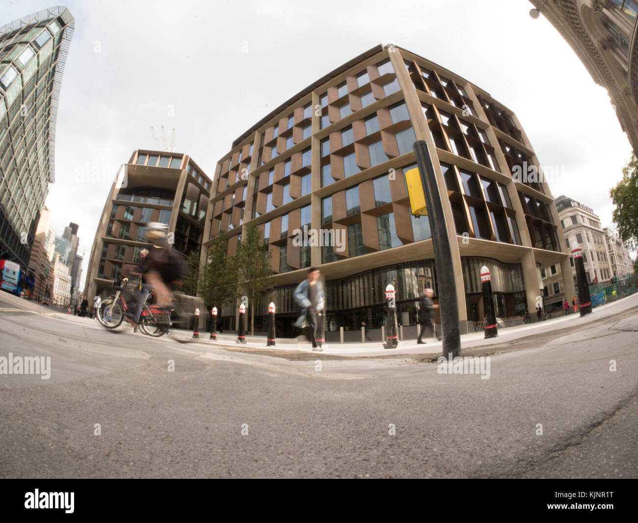 new Bloomberg London building headquarters London, built in 2017 Stock ...