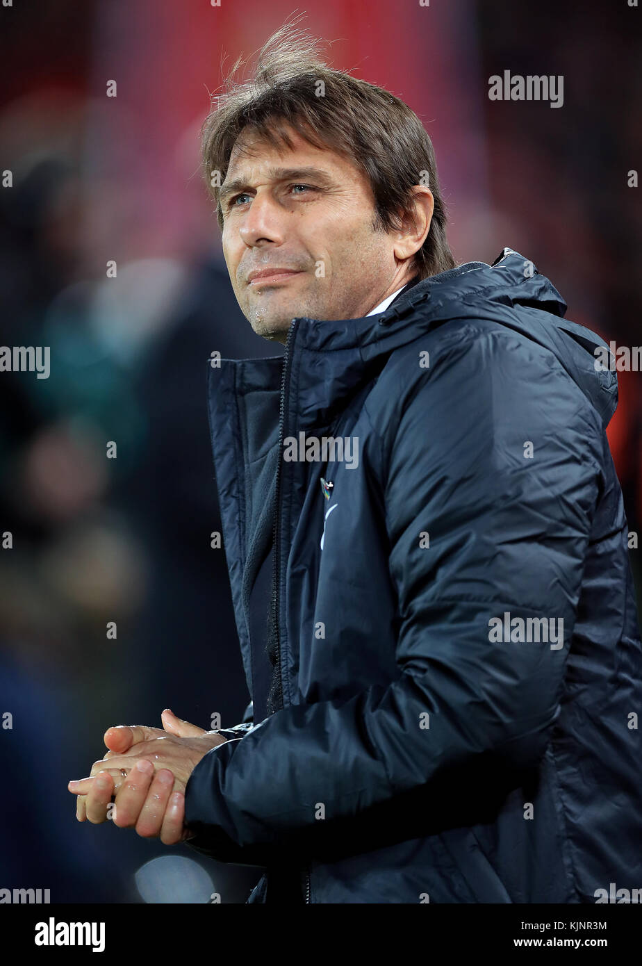 Chelsea manager Antonio Conte before the Premier League match at ...