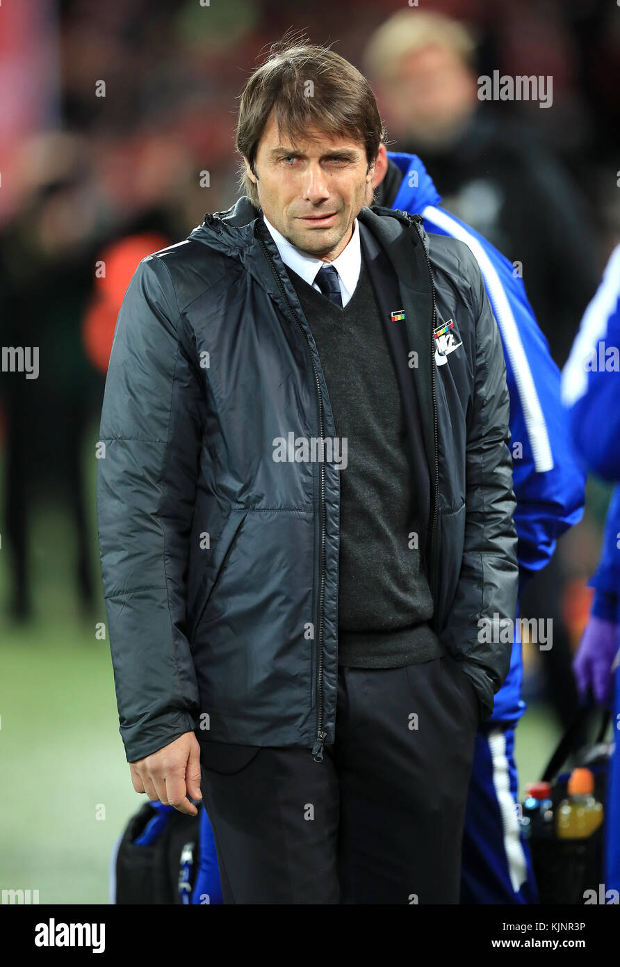 Chelsea manager Antonio Conte before the Premier League match at ...