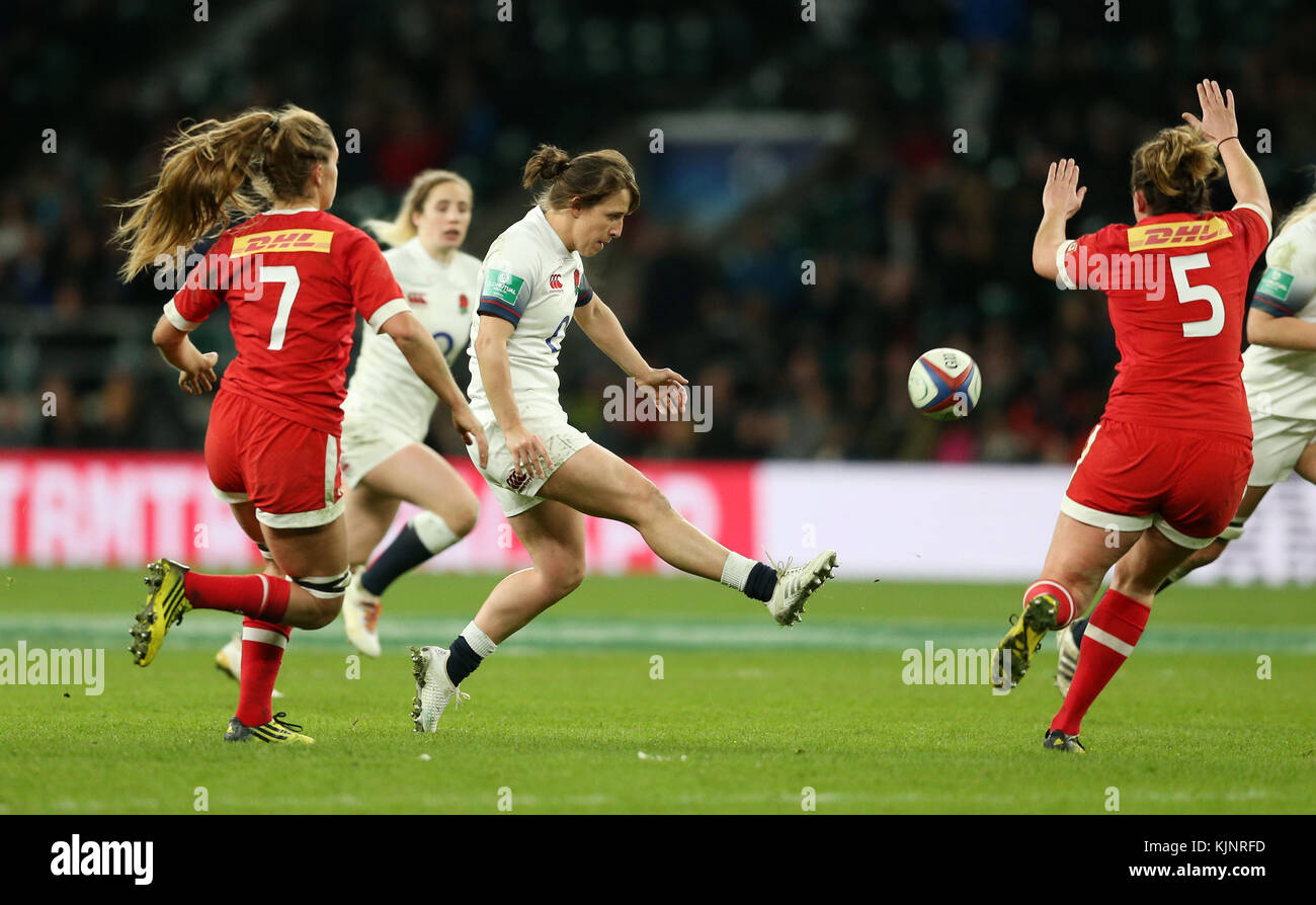 England Women's Katy Daley-McLean during the Autumn International at ...