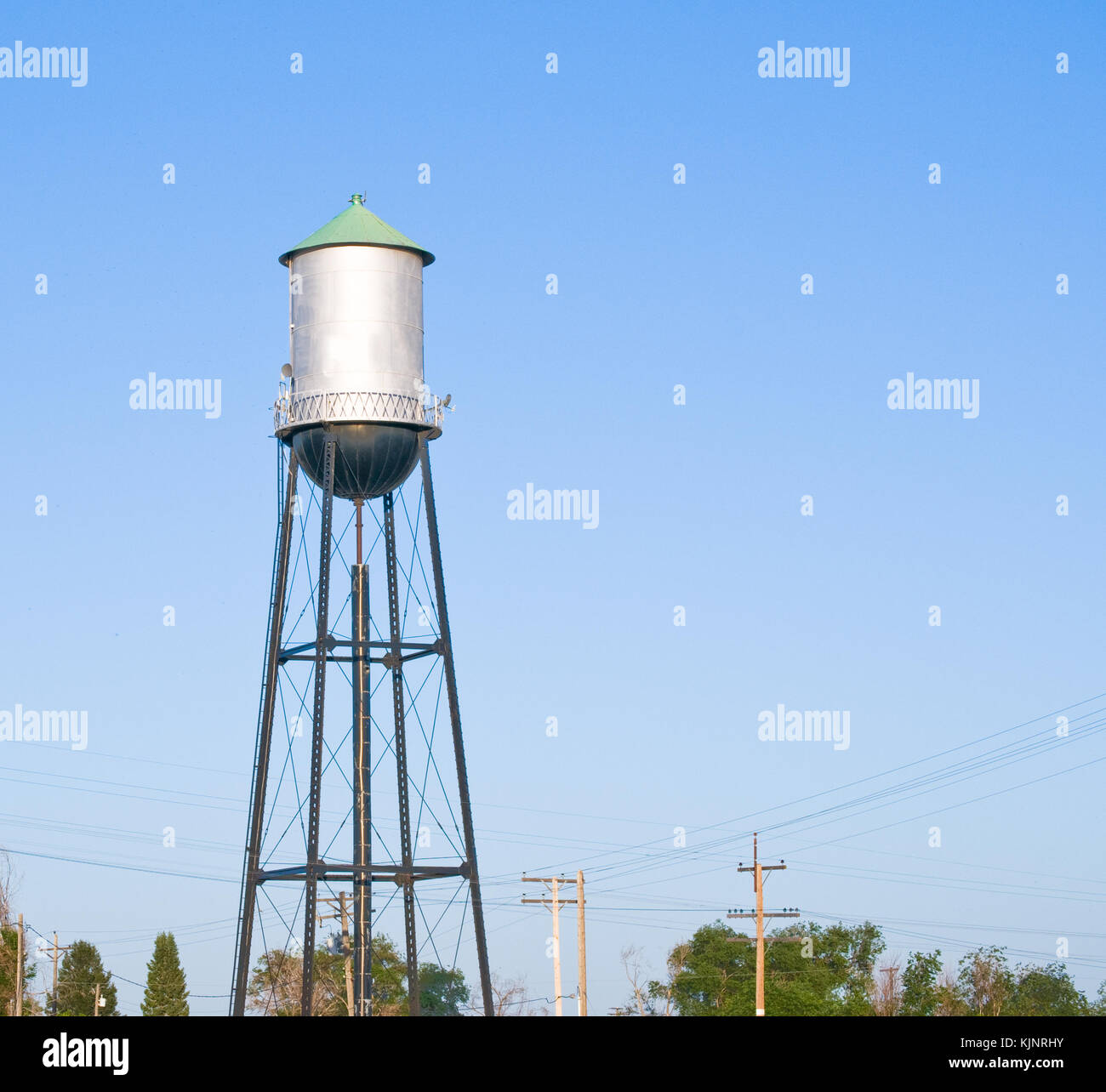 Water supply tower for a small rural farm cummunity in central Colorado ...