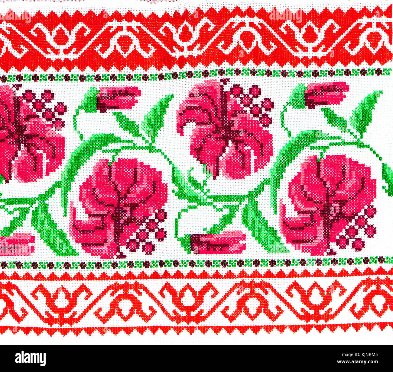 Ukrainian folk embroidery, handmade Stock Photo - Alamy