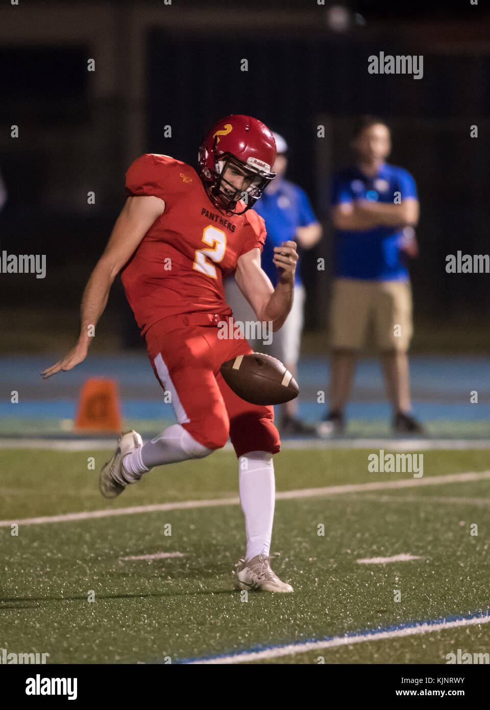 Football action with Sutter vs. Chico High School in Chico, California ...