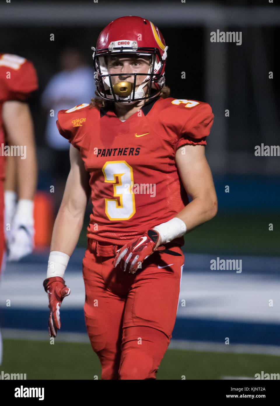 Football action with Sutter vs. Chico High School in Chico, California ...