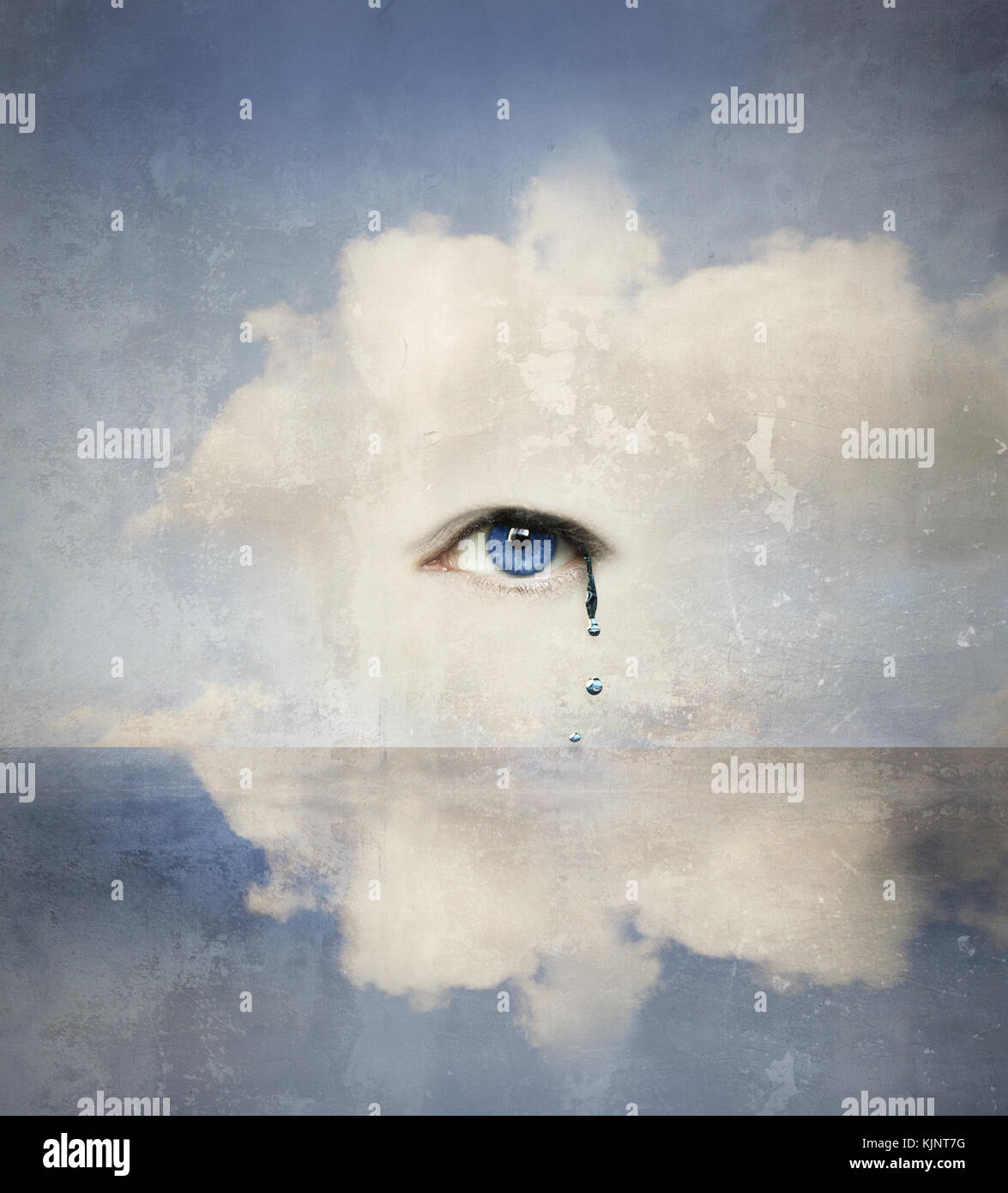 Crying eye hi-res stock photography and images - Alamy
