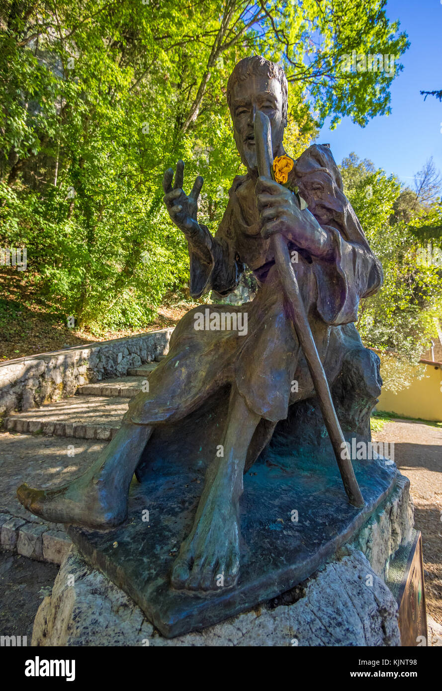Greccio (Rieti, Italy) - A medieval town in Lazio region, famous for ...