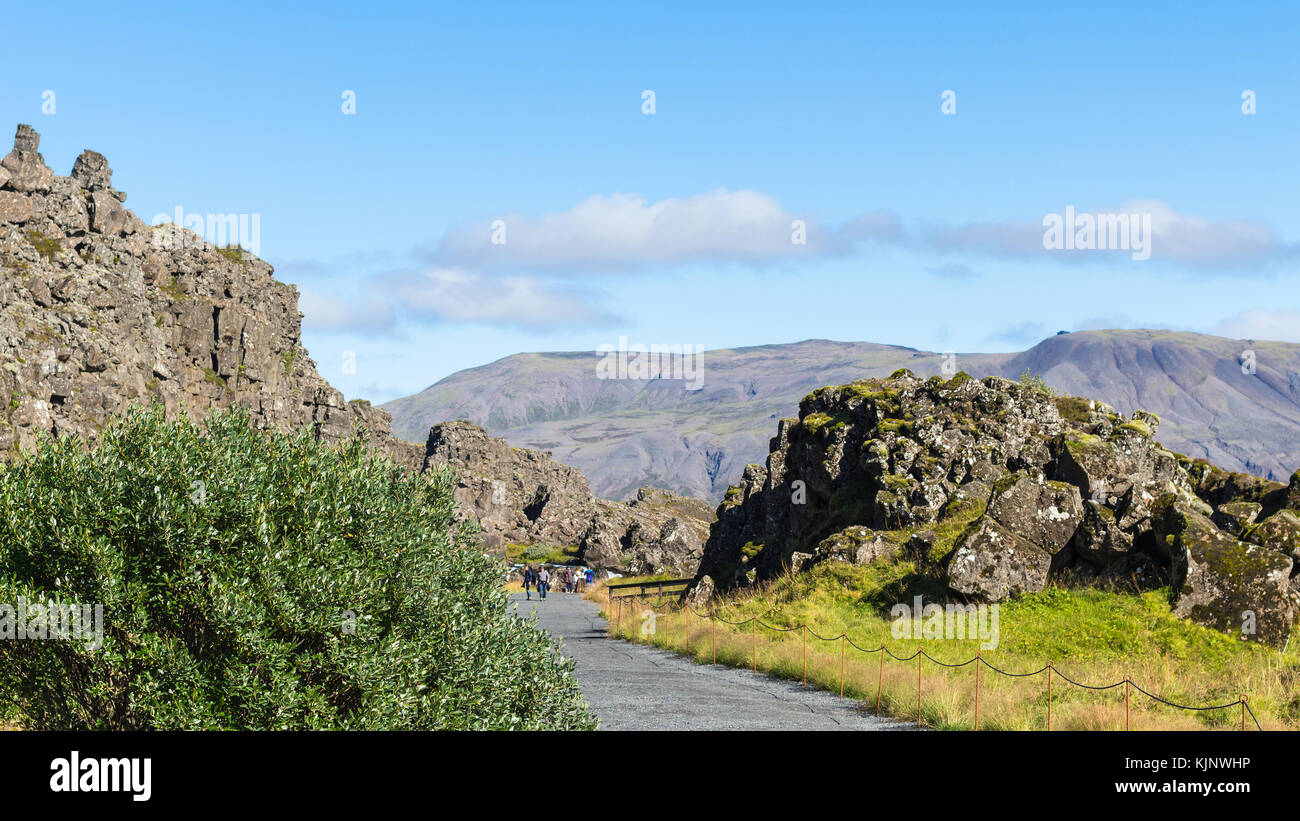 Almannagja Fault Thingvellir High Resolution Stock Photography and ...