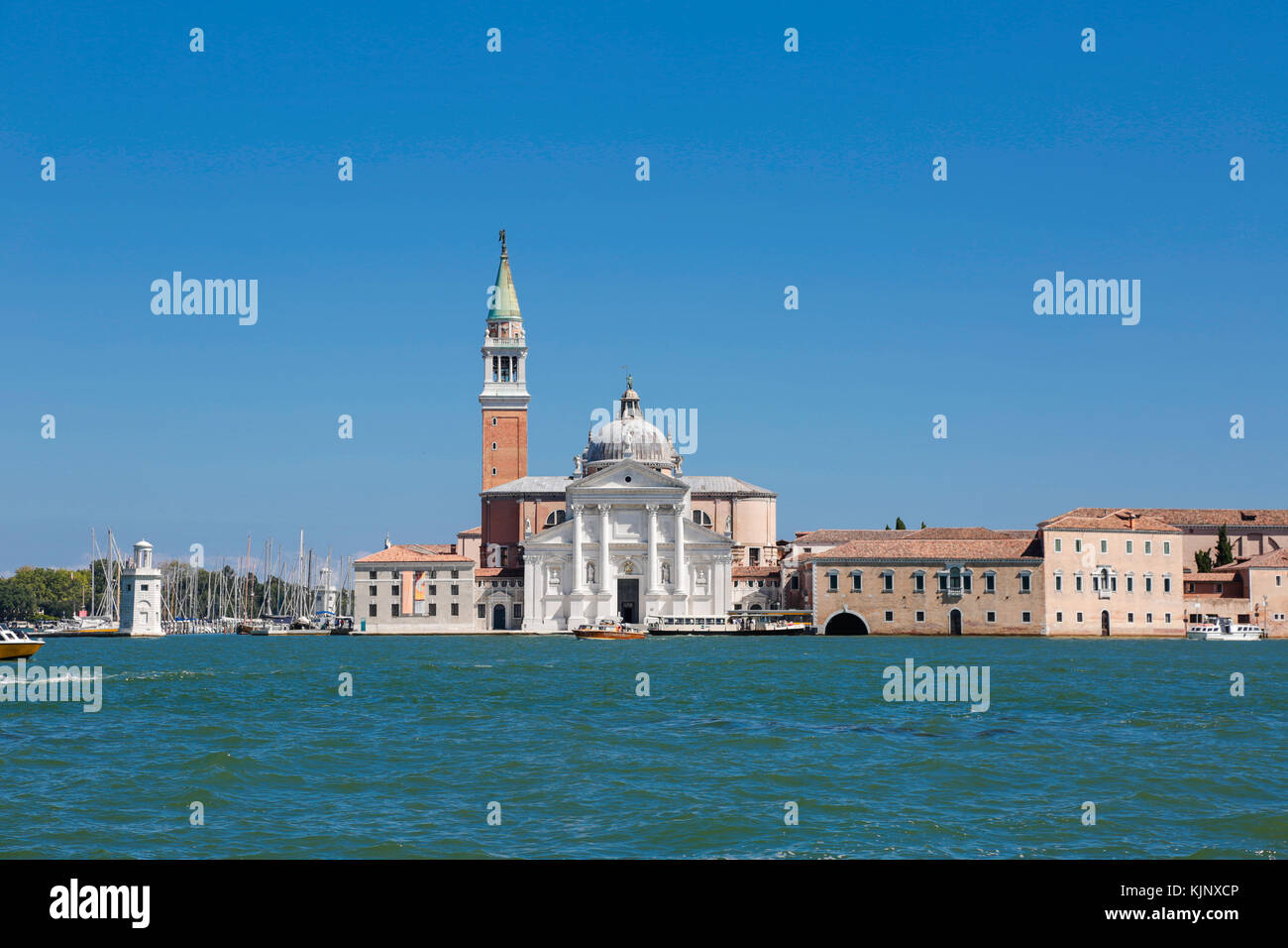 Venice, Italy: landscapes of main monuments and colorful facades with ...