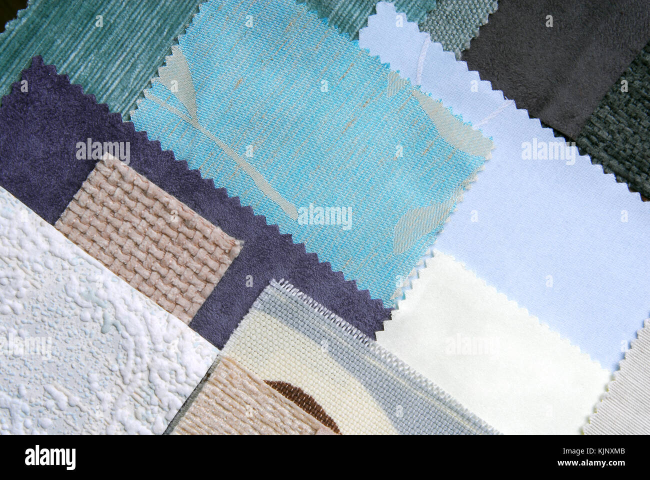 close up of the various fabric swatches Stock Photo - Alamy