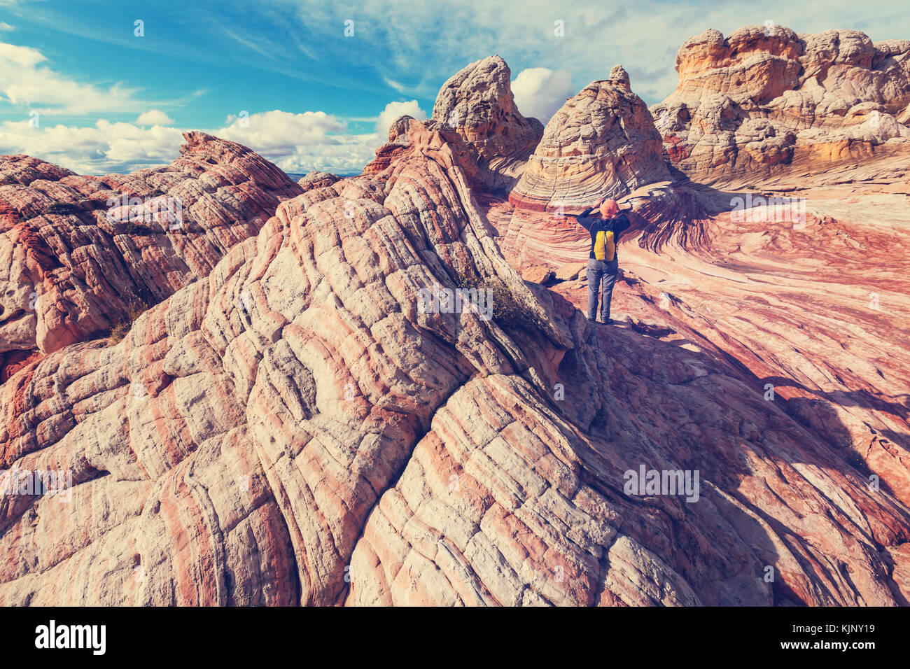 Hike in the Utah mountains Stock Photo - Alamy