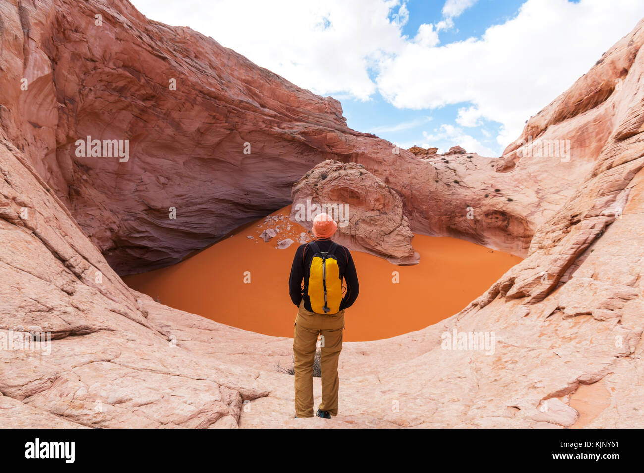 Hike in the Utah mountains Stock Photo - Alamy
