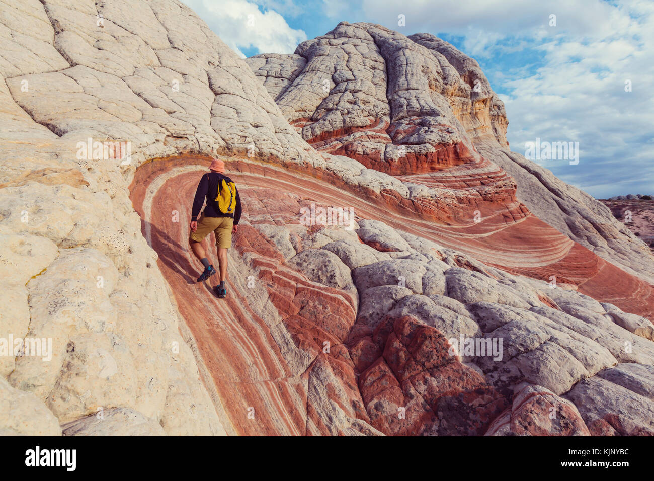 Hike in the Utah mountains Stock Photo - Alamy