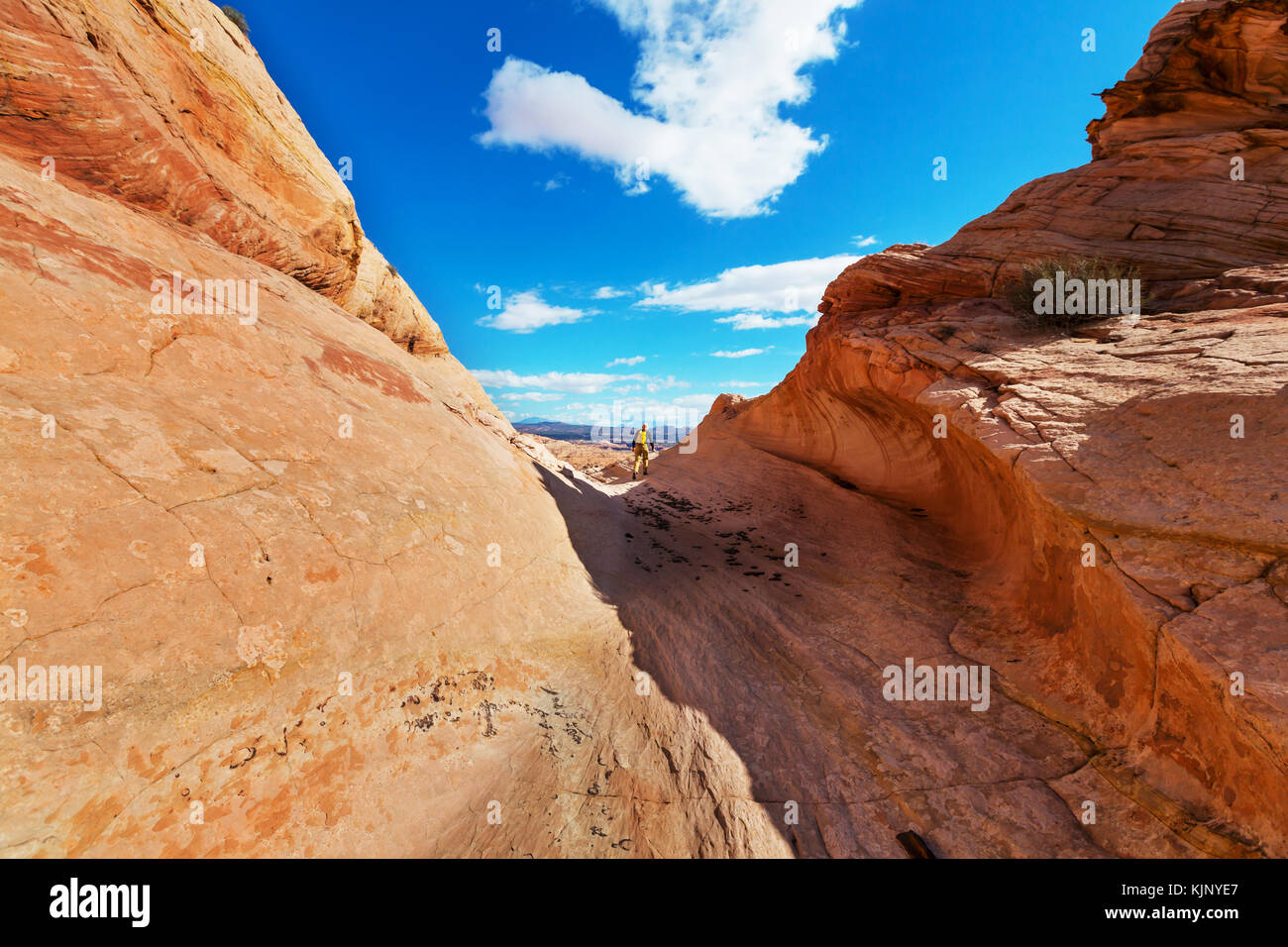 Hike in the Utah mountains Stock Photo - Alamy