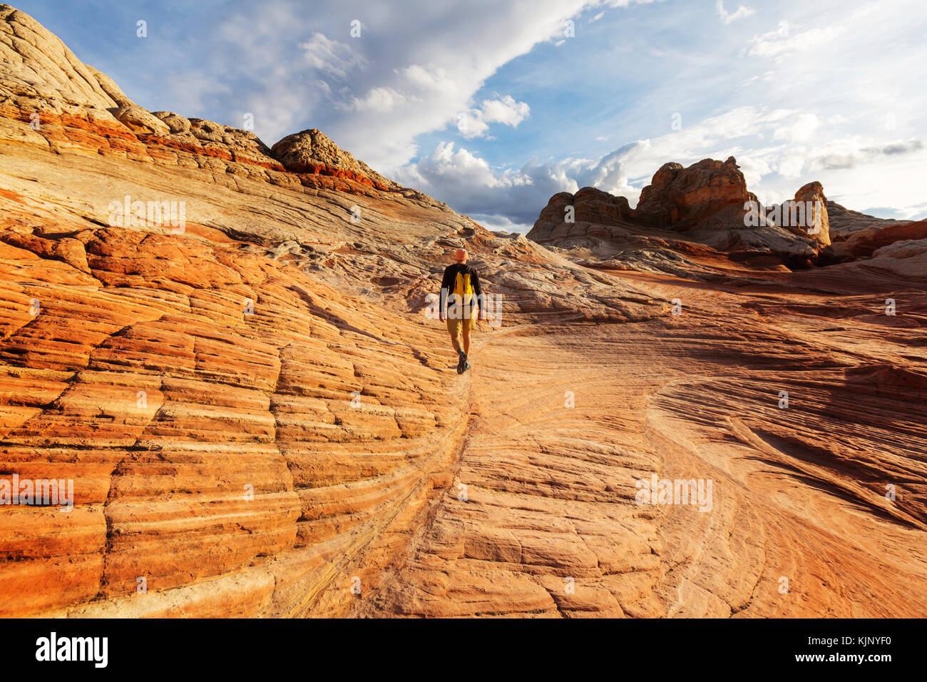 Hike in the Utah mountains Stock Photo - Alamy