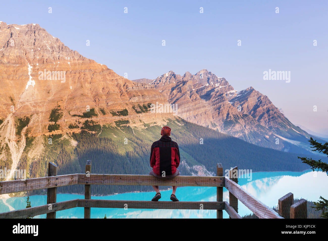 Peyto Lake in Banff National Park, Canada Stock Photo - Alamy