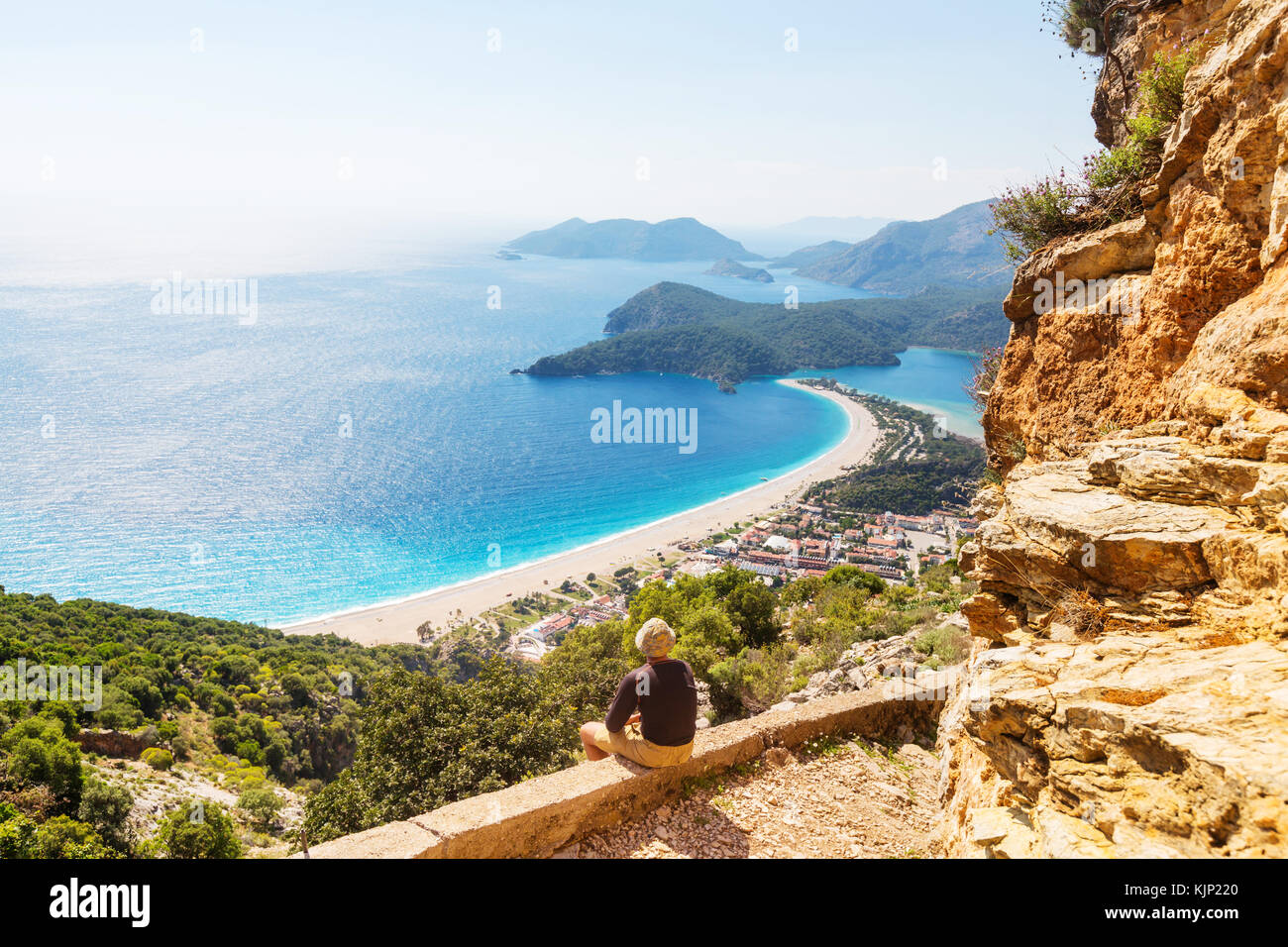 Beautiful sea coast in Turkey Stock Photo - Alamy
