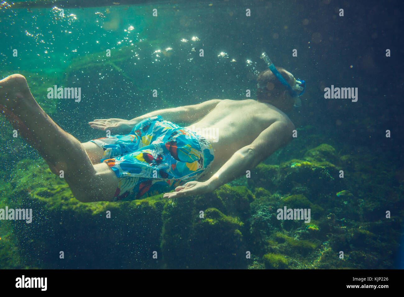 Mexican cenote underwater Stock Photo - Alamy