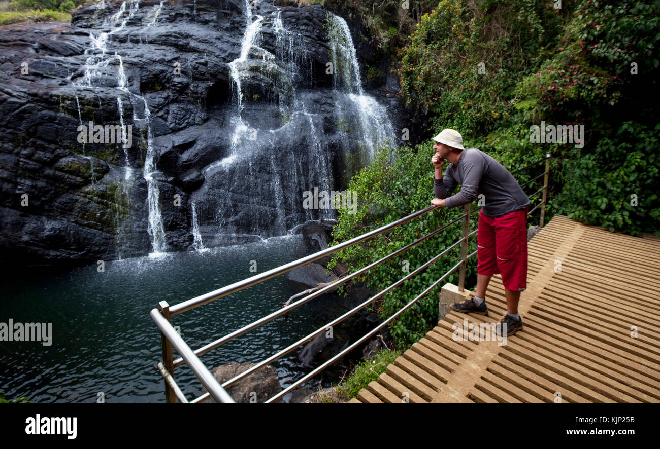 Waterfall on Sri Lanka,Horton Place Stock Photo - Alamy