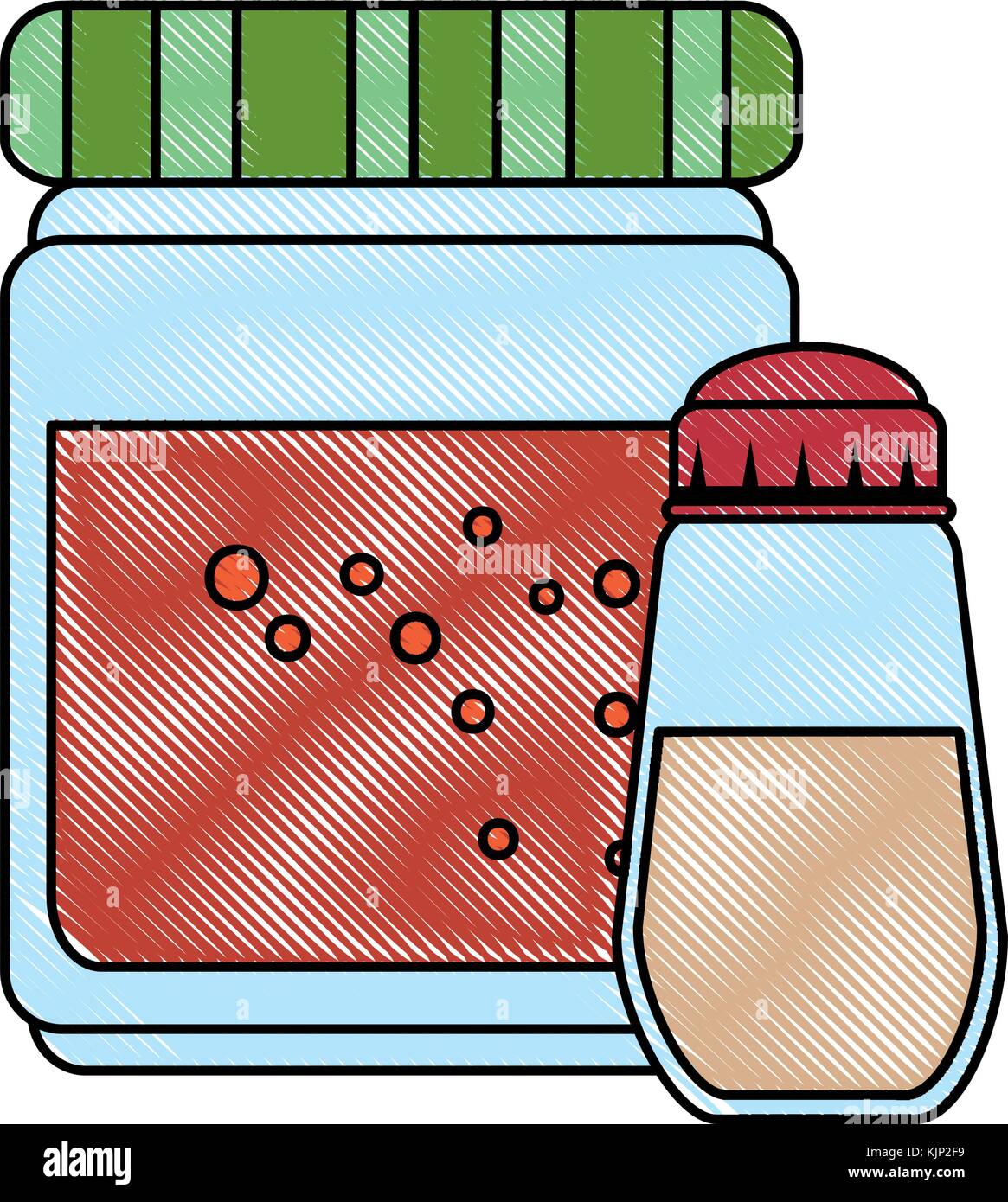 spices bottles isolated icon Stock Vector Image & Art - Alamy