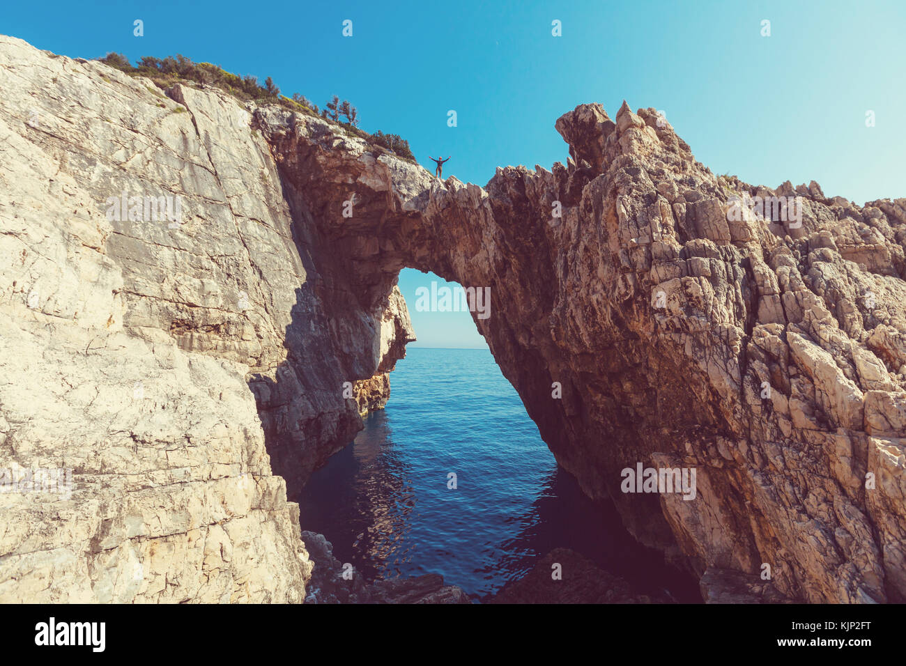 Beautiful sea landscapes on Zakynthos Island in Greece Stock Photo - Alamy