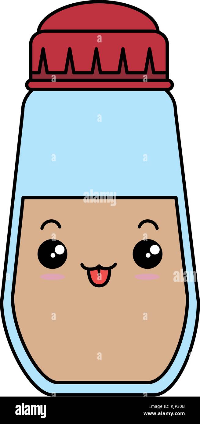 spices bottle kawaii character vector illustration design Stock Vector ...