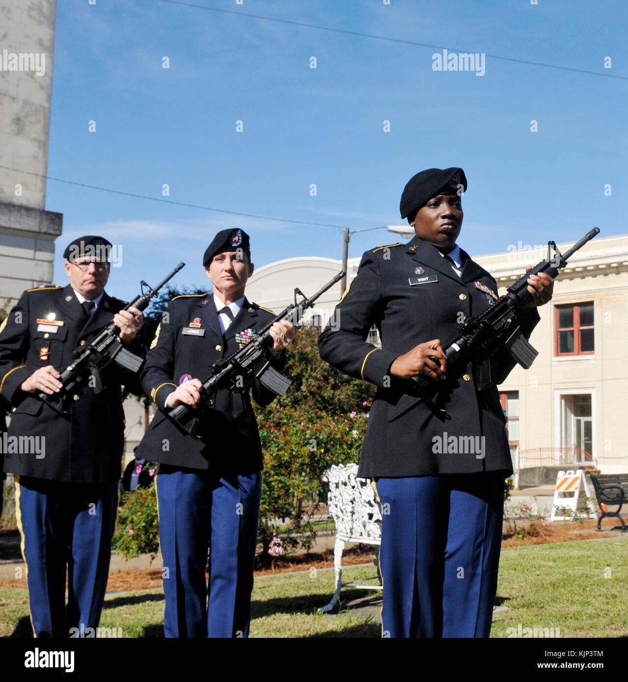 U.S. Army Reserve Master Sgt. Michael Christy, left, Master Sgt ...