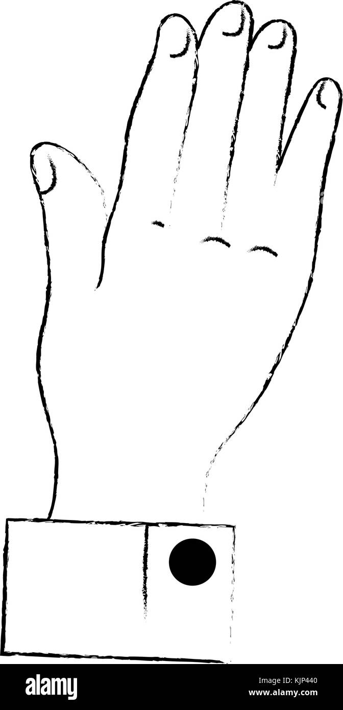 hand giving the five Stock Vector Image & Art - Alamy