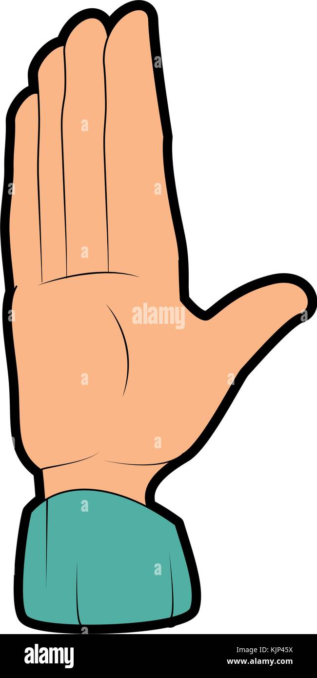 hand giving the five Stock Vector Image & Art - Alamy