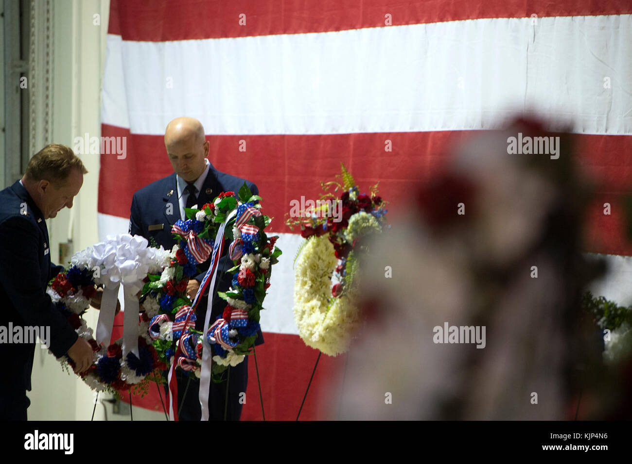 Air Force Col. Daniel Knight, Mission Support Group commander and Chief ...