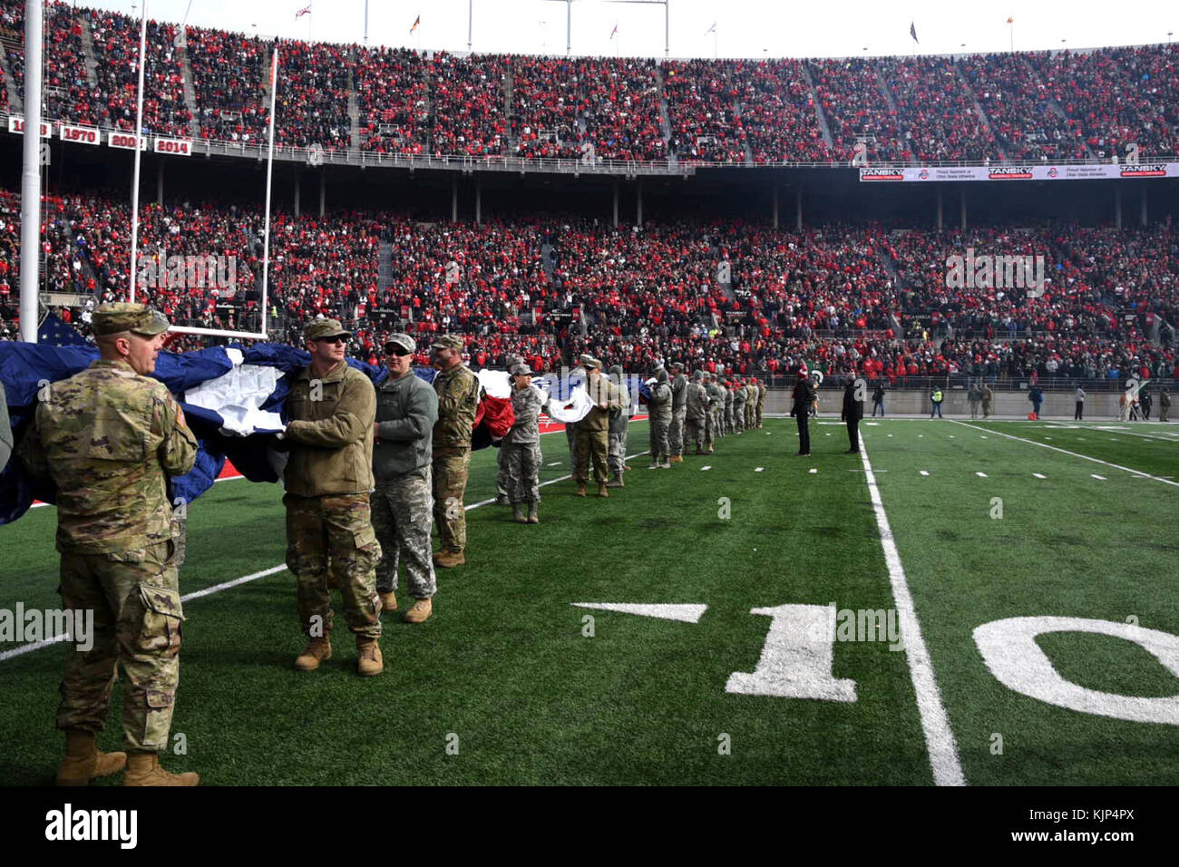 Members from Ohio Air Force and Army National Guard units presented the ...