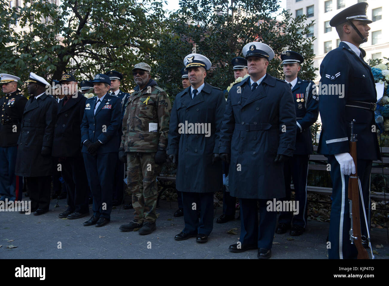 Capt. Jason Tama, Sector New York deputy commander, and Master Chief ...