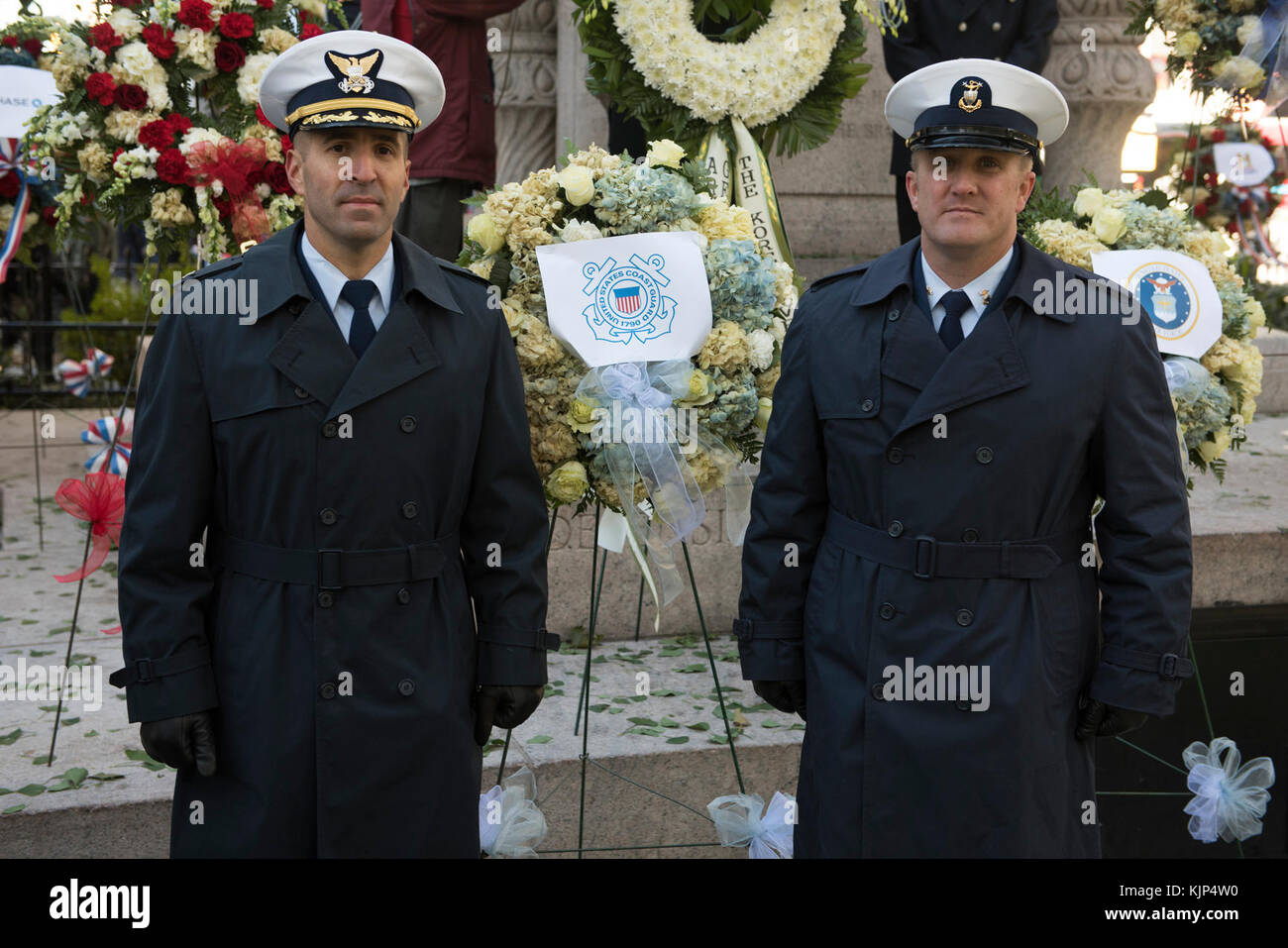 Capt. Jason Tama, Sector New York deputy commander, and Master Chief ...