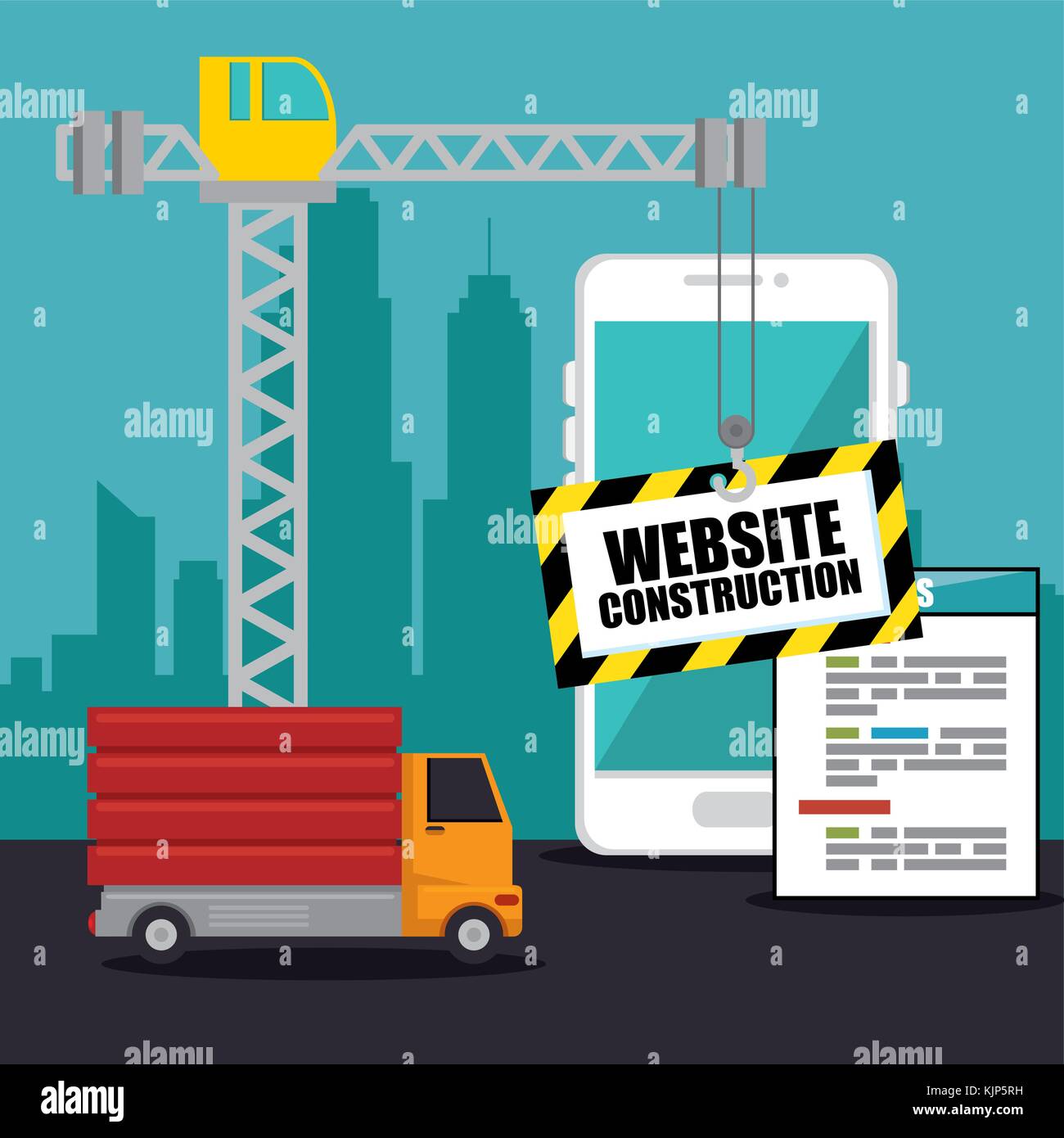 website under construction background vector illustration graphic ...