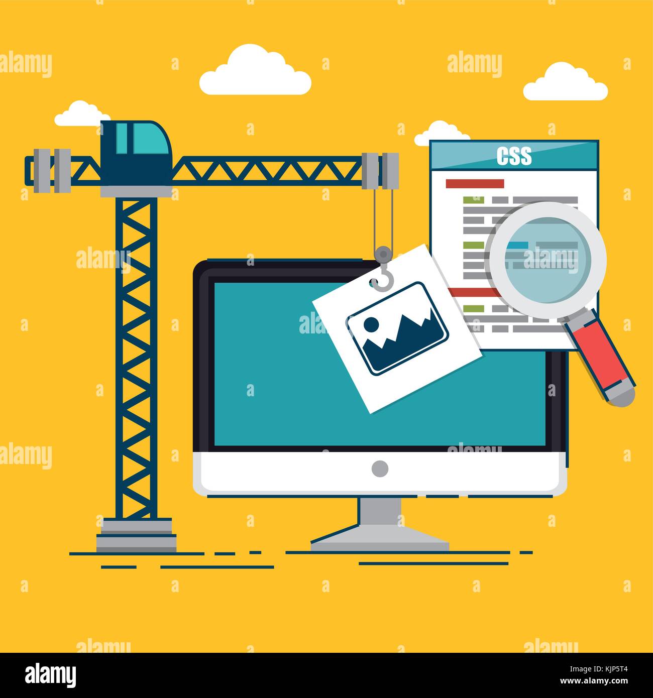 website under construction background vector illustration graphic ...