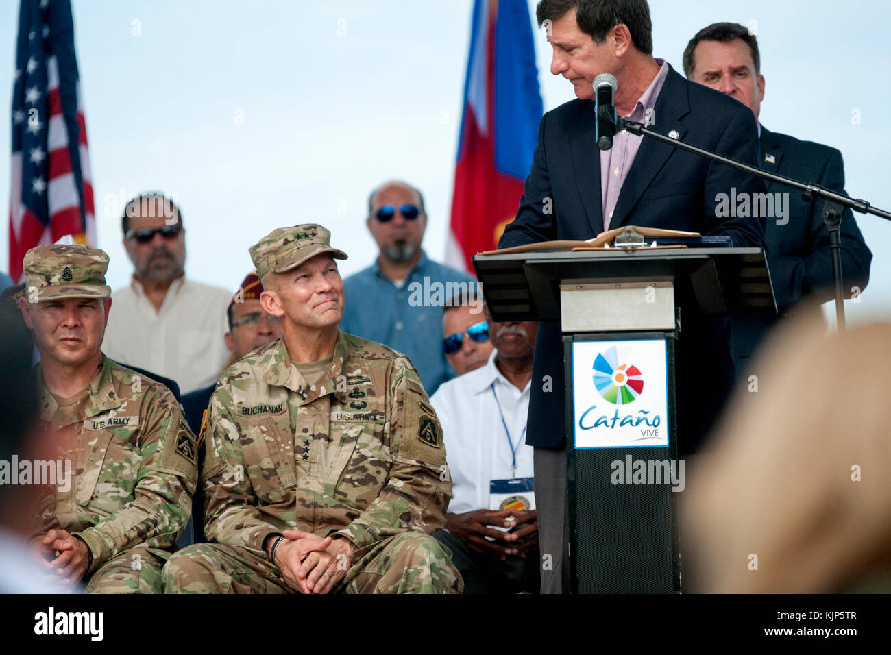 Lt. Gen. Jeffrey S. Buchanan, Commander, U.S. Army North, and Brig. Gen ...
