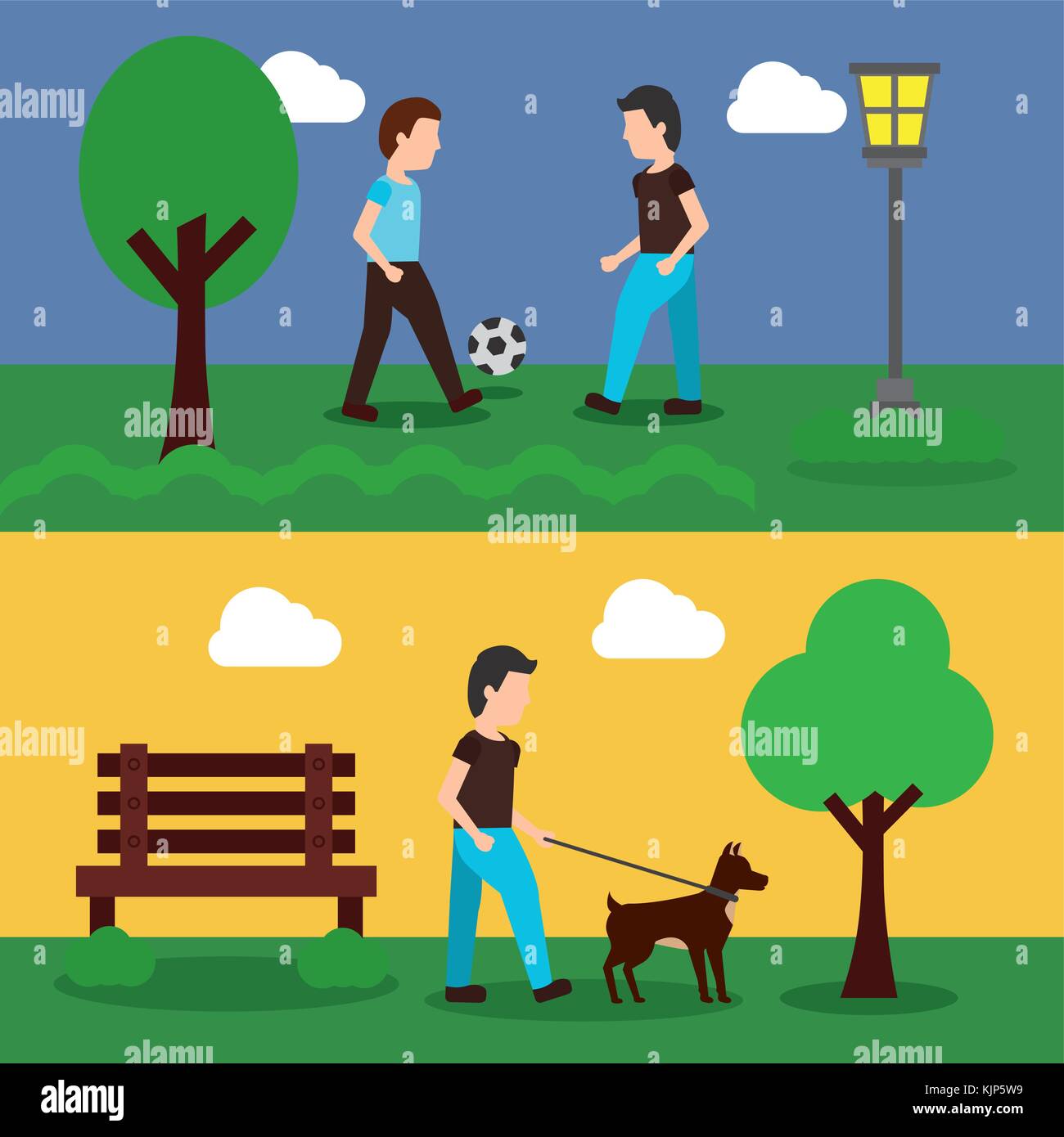 Family theme park Stock Vector Images - Alamy