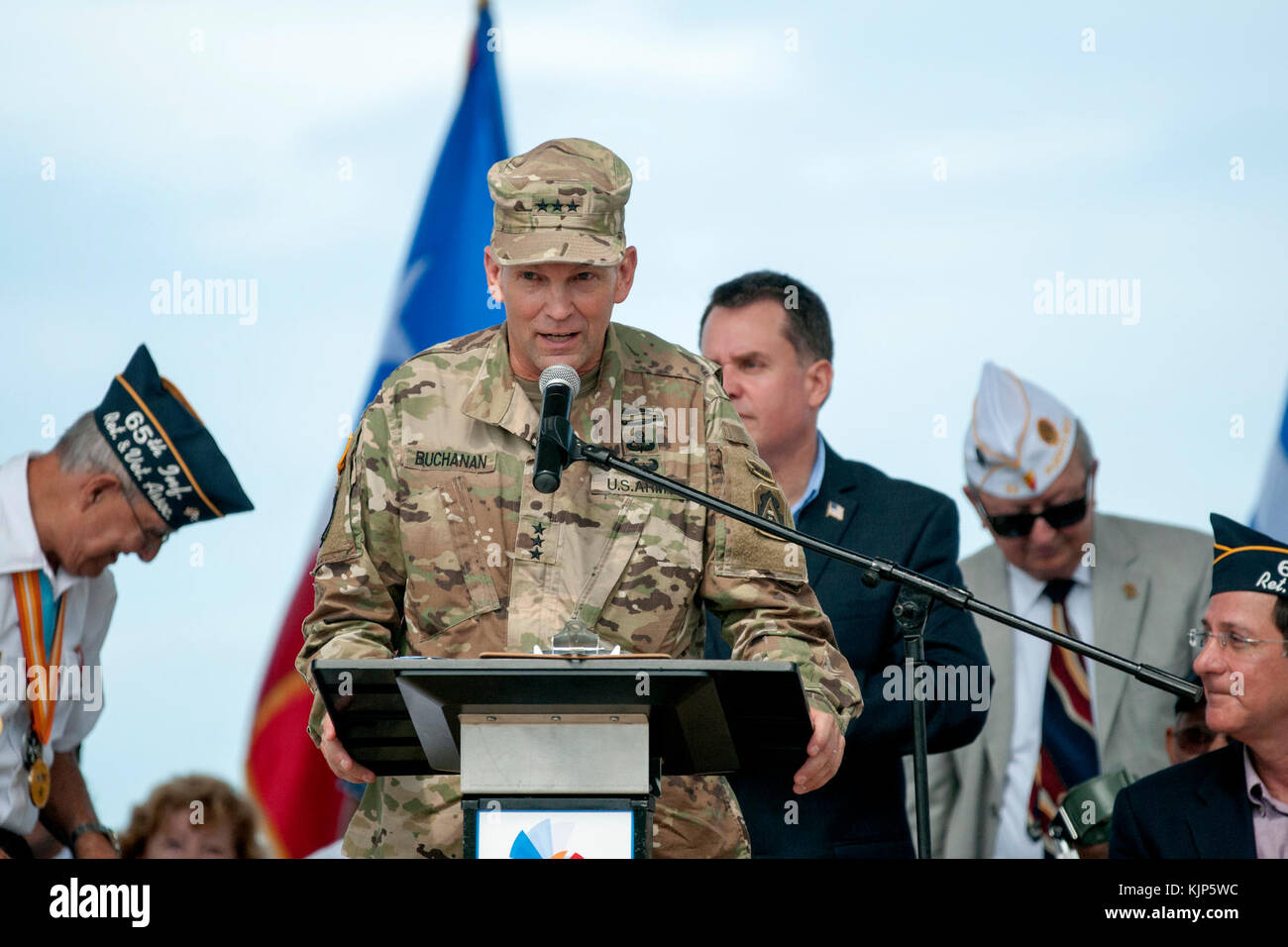 Lt. Gen. Jeffrey S. Buchanan, Commander, U.S. Army North, and Brig. Gen ...