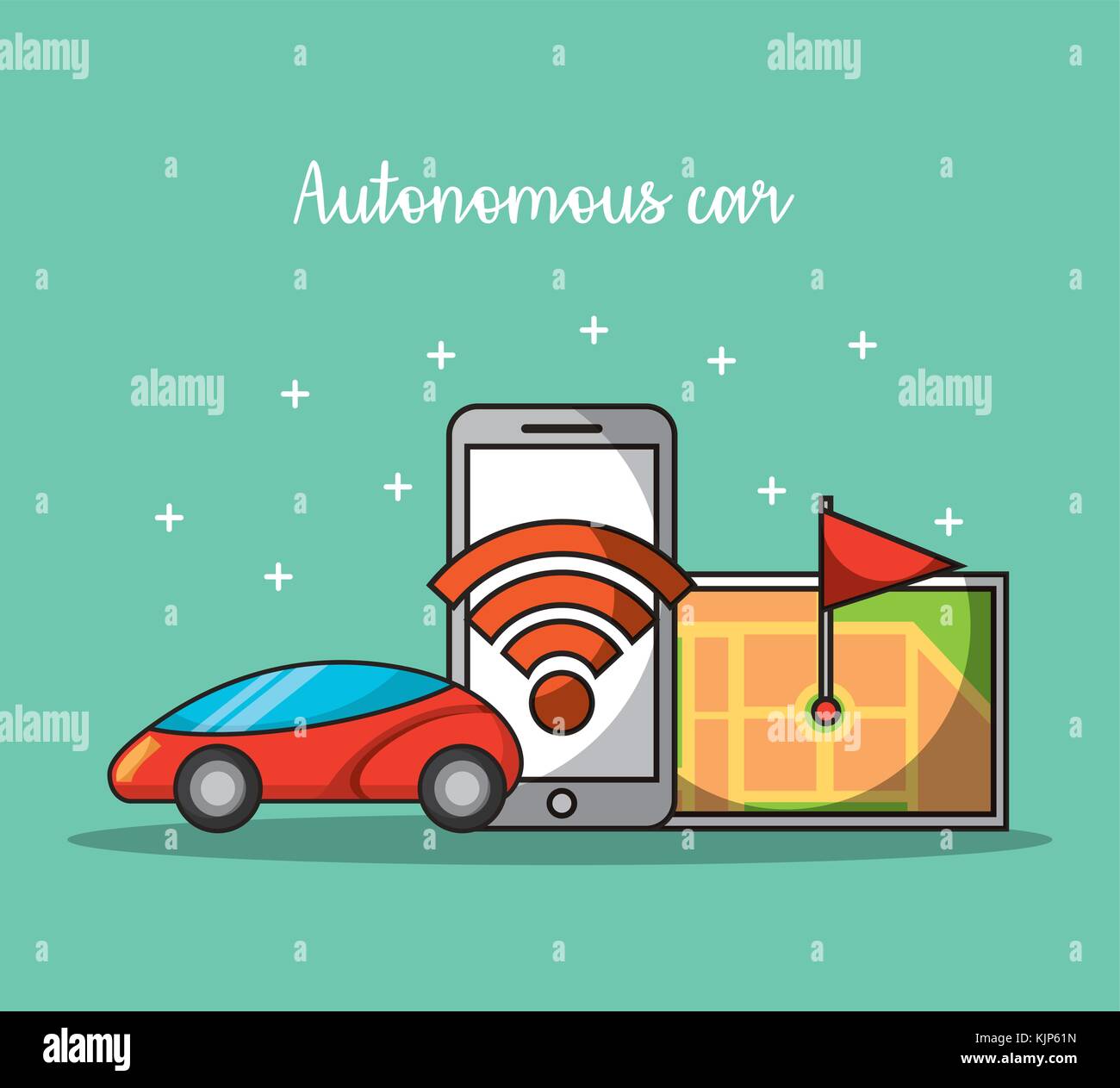 Autonomous device Stock Vector Images - Alamy