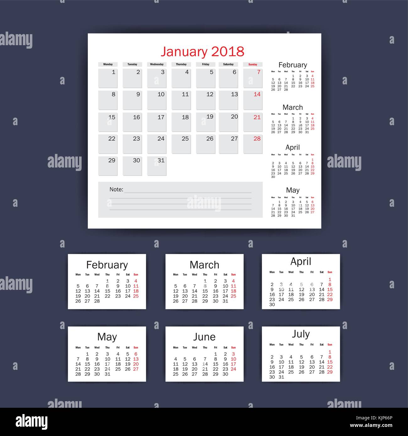 calendar months isolated icon Stock Vector Image & Art - Alamy