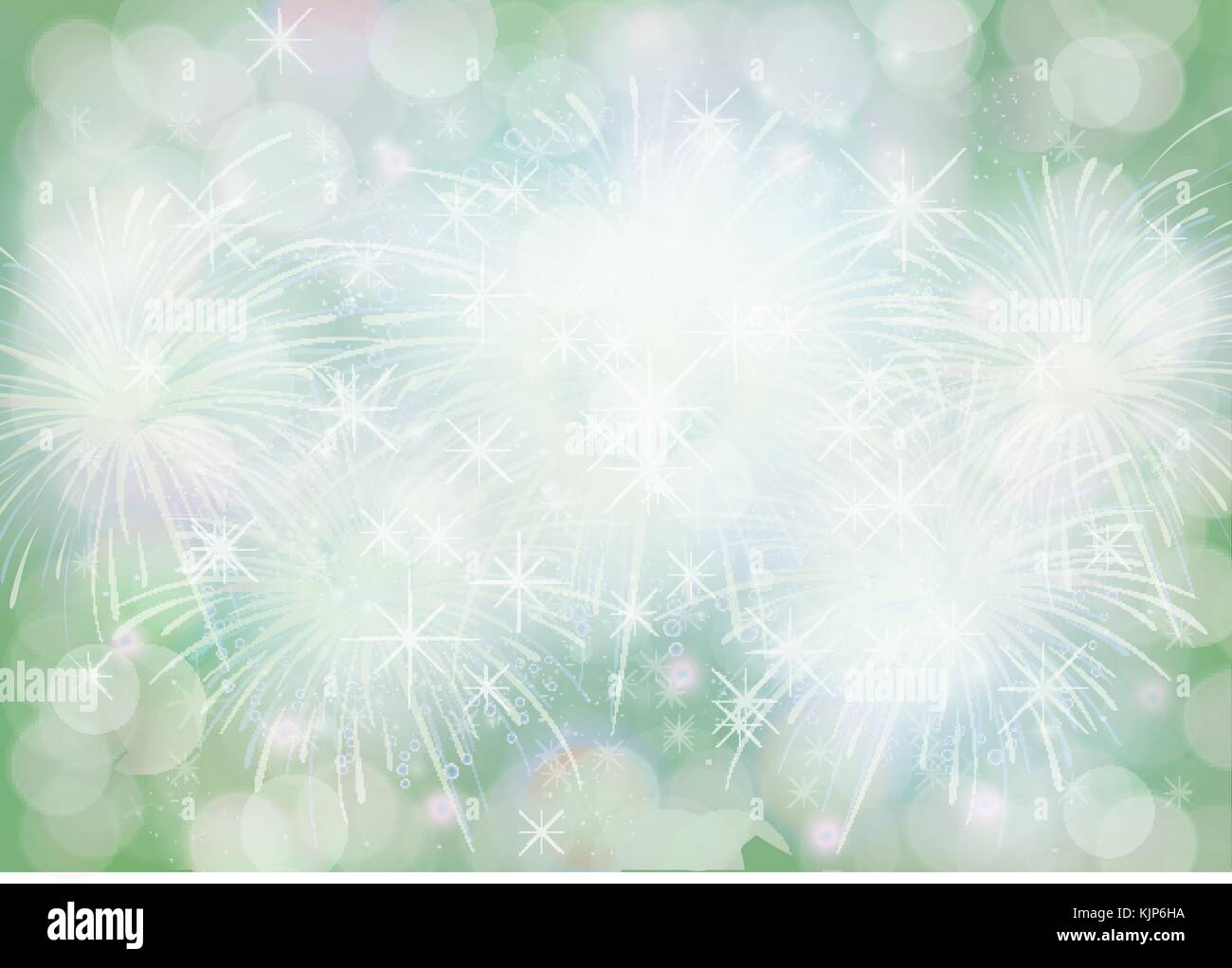 The gradient green winter snowflake border Christmas background Stock ...