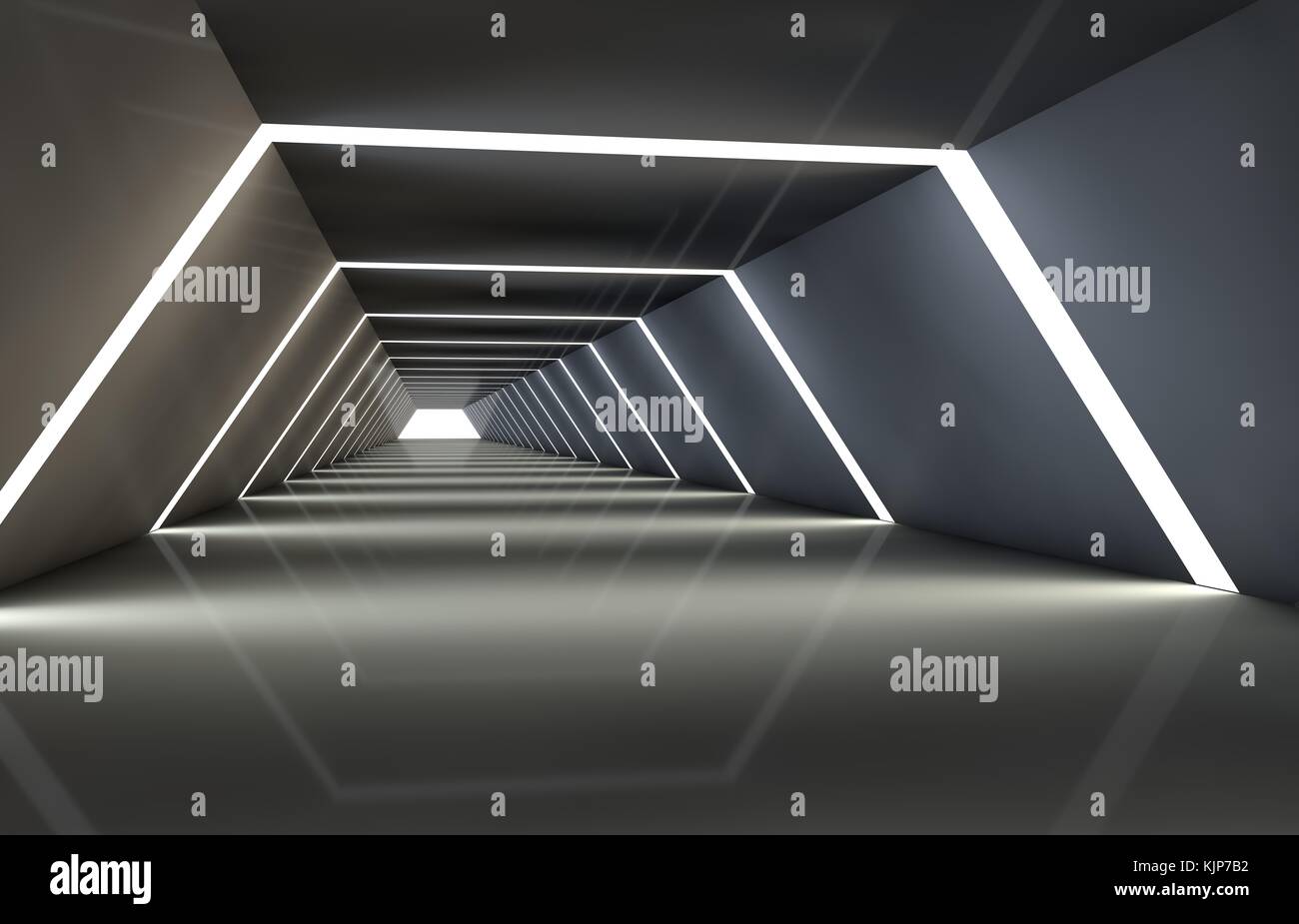 Reflective room for 3d render hi-res stock photography and images - Alamy