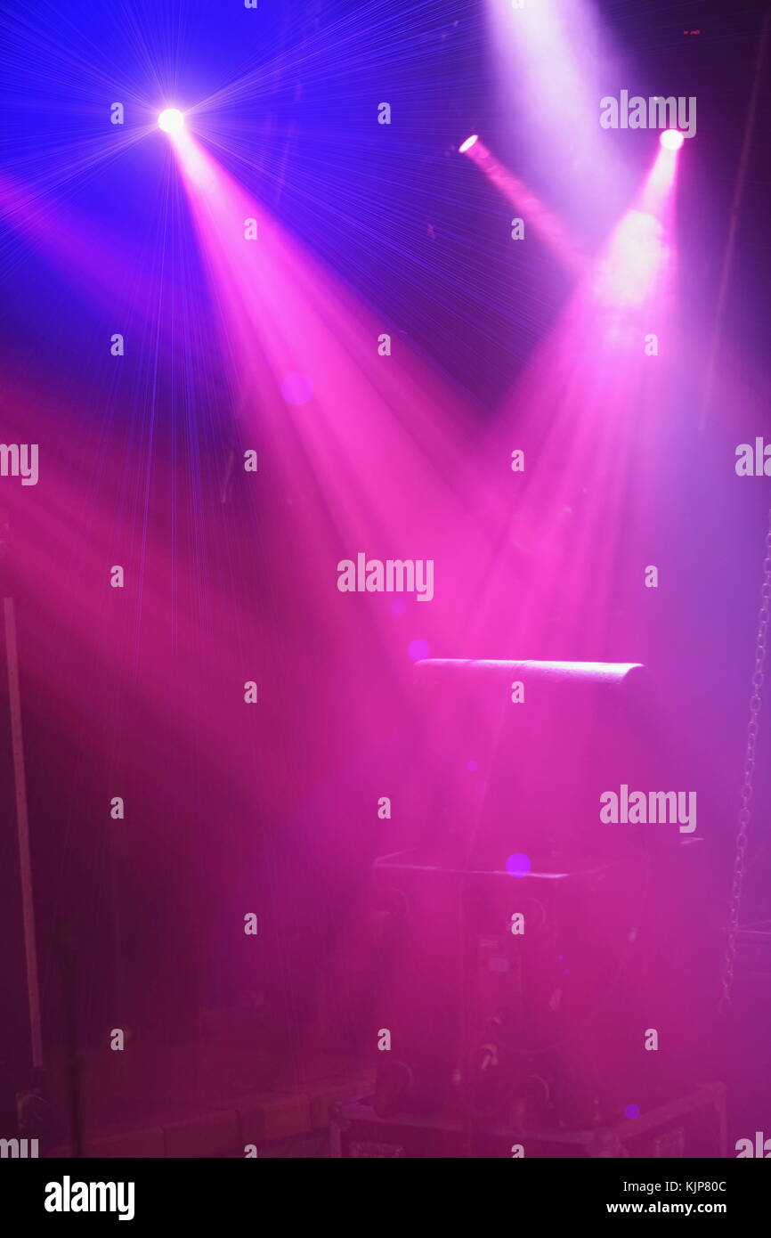 concert light show, Stage lights Stock Photo - Alamy